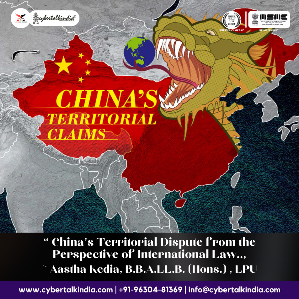 China’s Territorial Dispute from the Perspective of International Law ...
